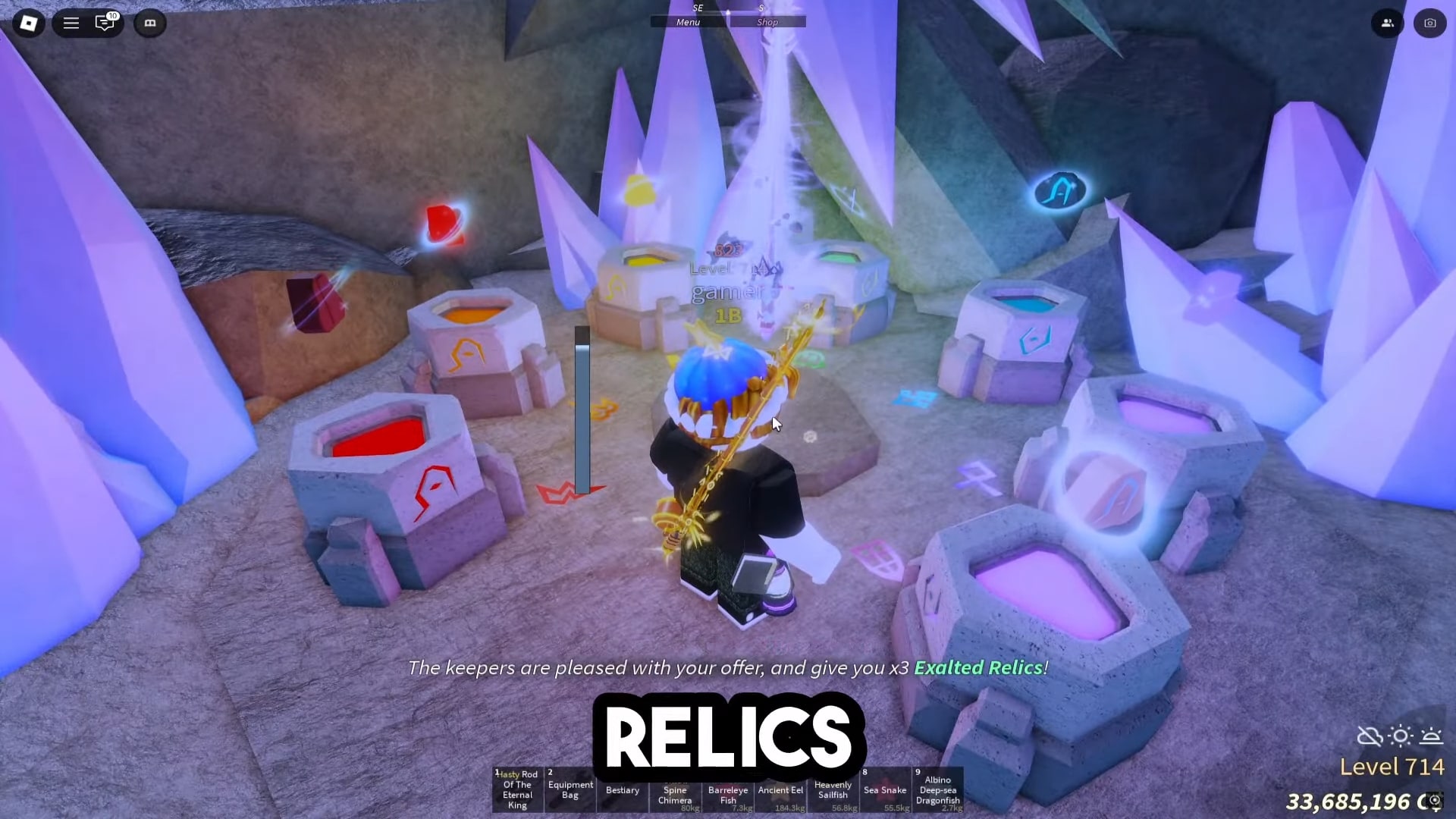How to get Rod Of The Exalted One in Fisch Roblox? - FischX